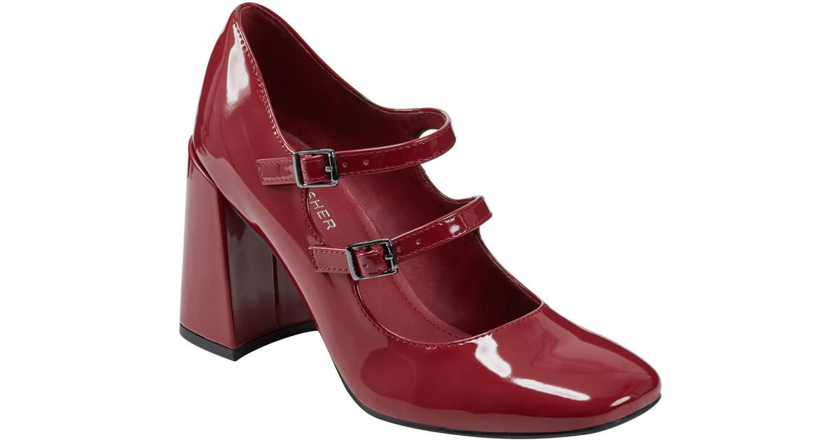 Marc Fisher Charisy Tapered Block Heel Dress Pumps | Lyst