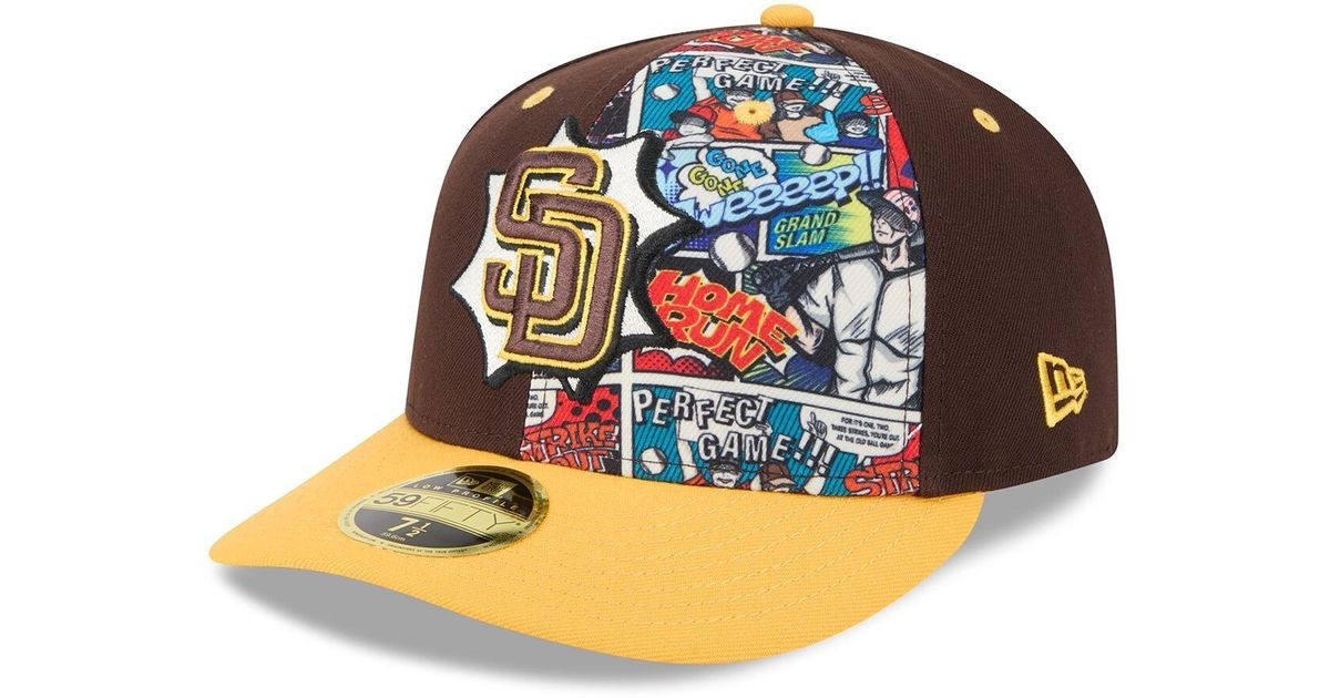 KTZ Brown/gold San Diego Padres 2025 Mlb Diamond Hero Edition Low ...