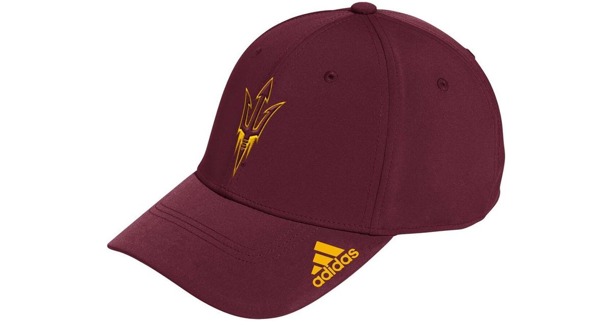 adidas Arizona State Sun Devils Locker Room Logo Flex Hat in Purple for ...
