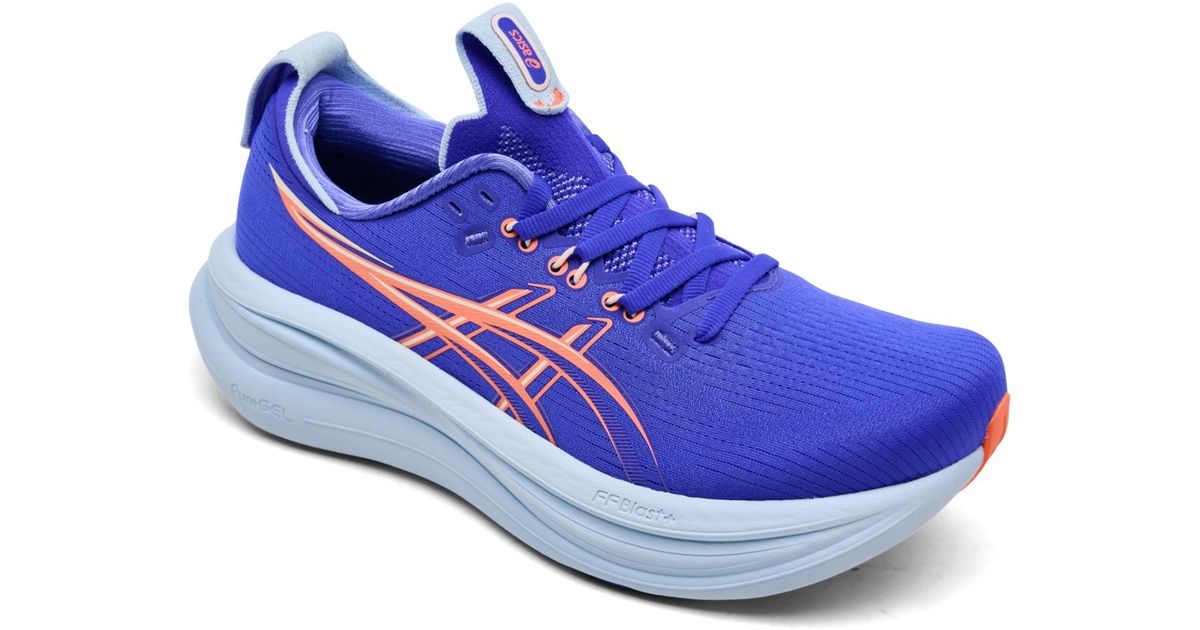 Asics Gel-nimbus 28 Running Sneakers From Finish Line in Blue | Lyst