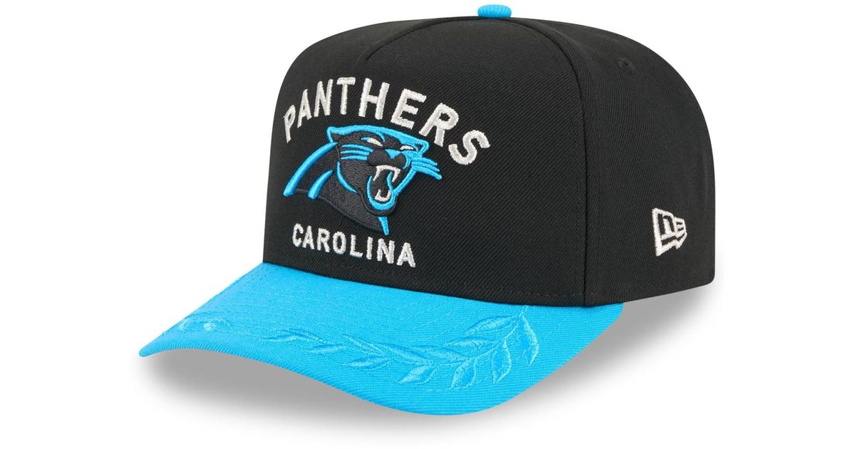KTZ Black/blue Carolina Panthers 2025 Nfl Draft A-frame 9fifty Snapback ...