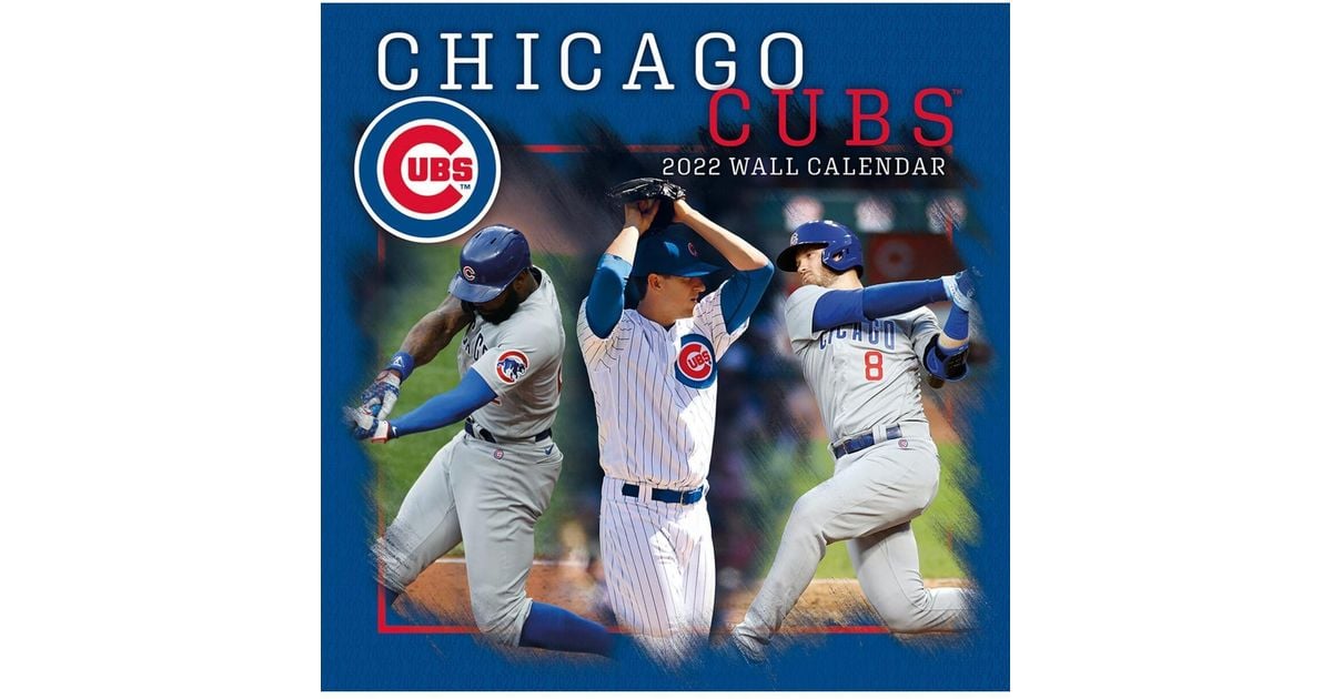 Turner Licensing Chicago Cubs 2022 Wall Calendar in Blue | Lyst