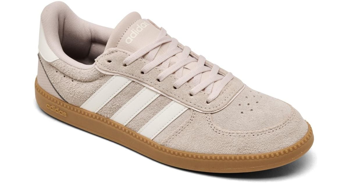 adidas Breaknet Sleek Casual Sneakers From Finish Line in White | Lyst