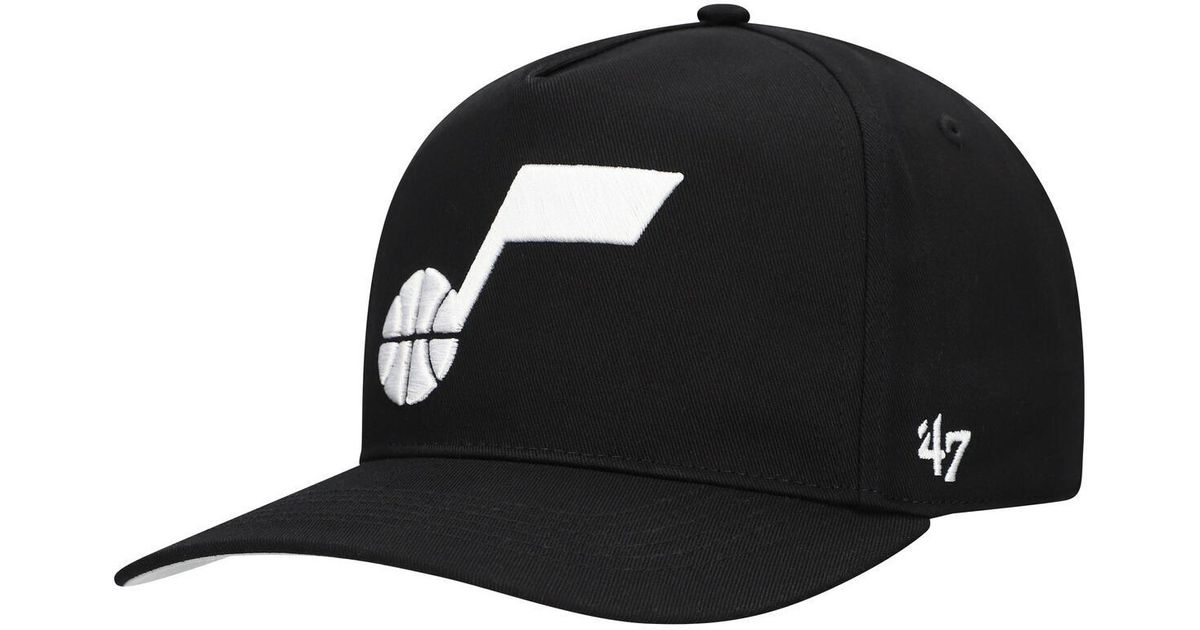 '47 Utah Jazz Core Logo Hitch Adjustable Hat in Black for Men | Lyst