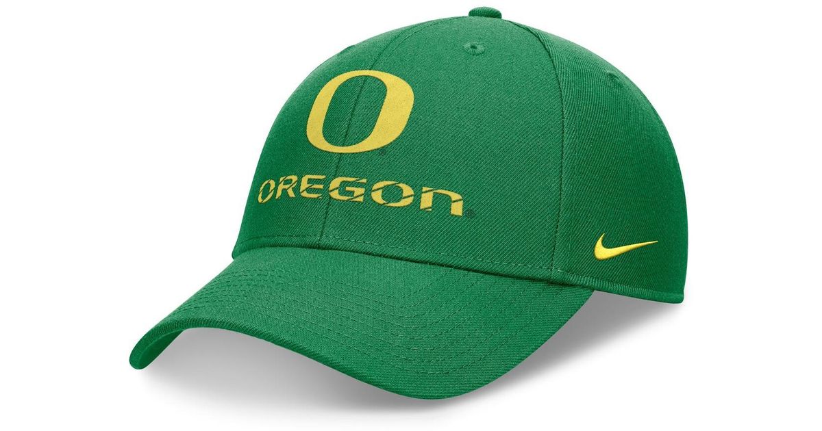 Nike Oregon Ducks Primetime Adjustable Hat in Green for Men | Lyst