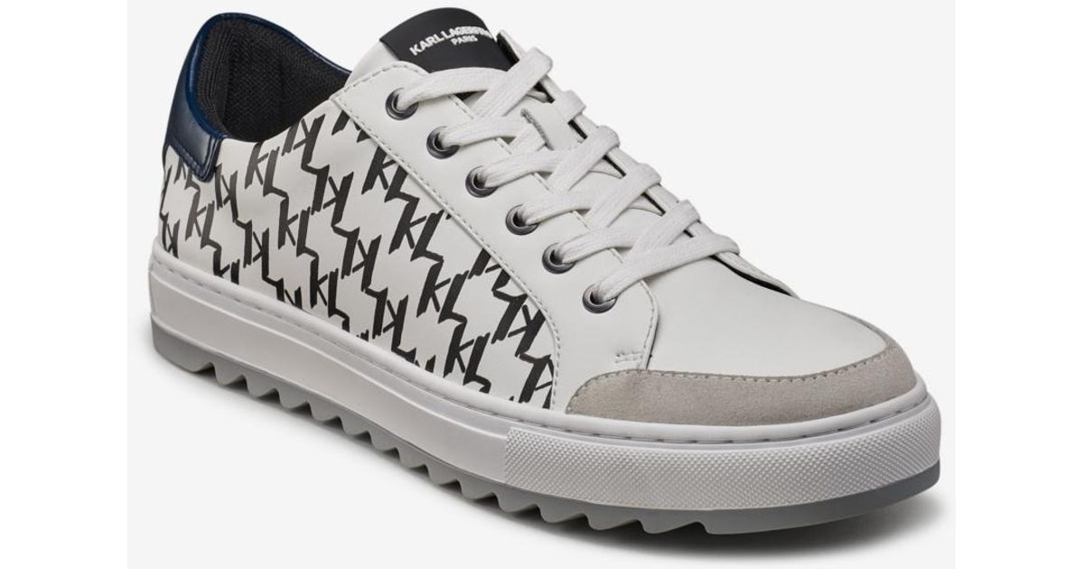 Karl Lagerfeld Side Kl Logo Sneaker in White for Men | Lyst