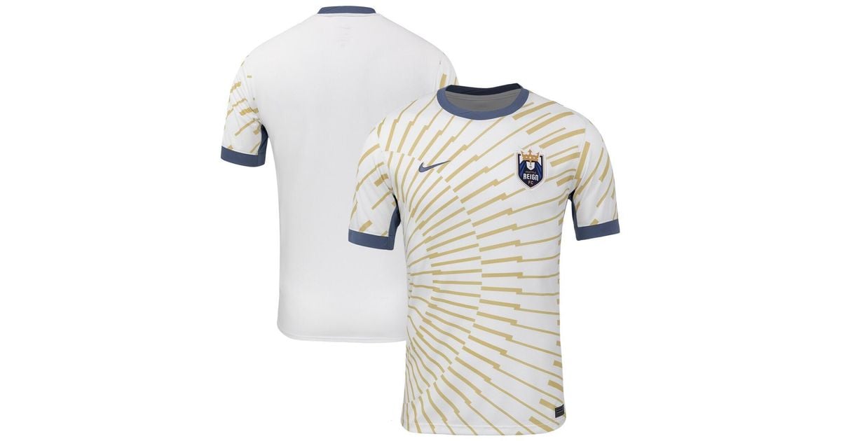 Nike Seattle Reign Fc 2025 The Rise Kit Stadium Replica Jersey in White ...