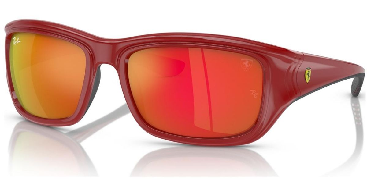 Ray-Ban Sunglasses in Red for Men | Lyst