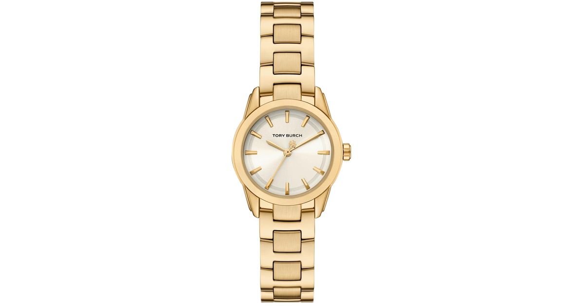 Tory Burch The Miller -tone Stainless Steel Bracelet Watch 28mm in ...