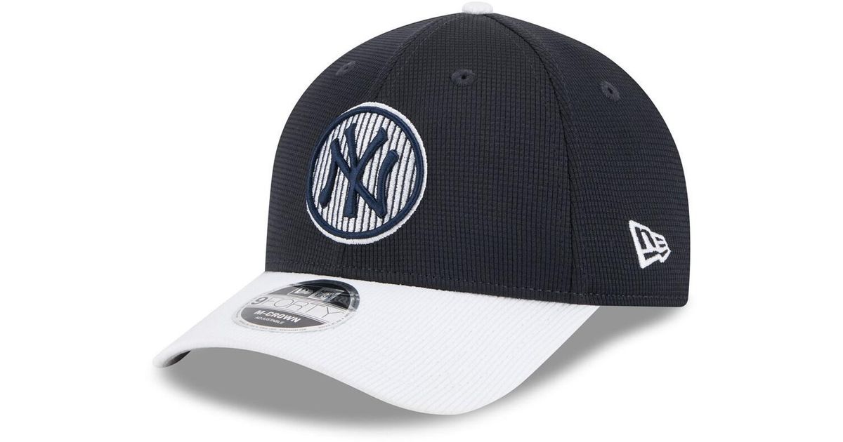 KTZ Navy/white New York Yankees 2025 Batting Practice 9forty M-crown ...