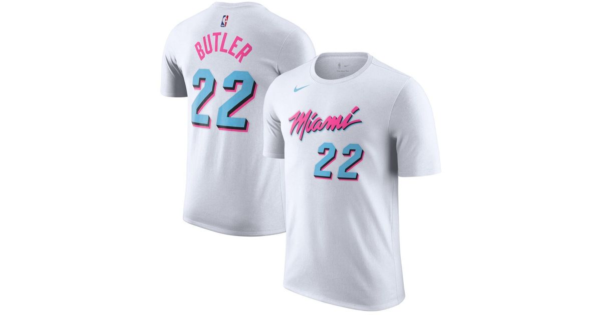 Nike Jimmy Butler Miami Heat 2024/25 City Edition Name Number T-shirt ...