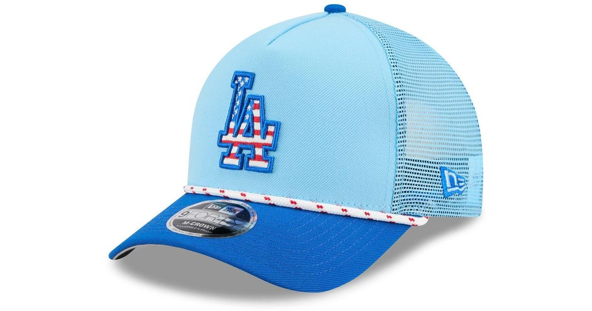 KTZ Light Blue/royal Los Angeles Dodgers 2025 Fourth Of July 9forty A ...