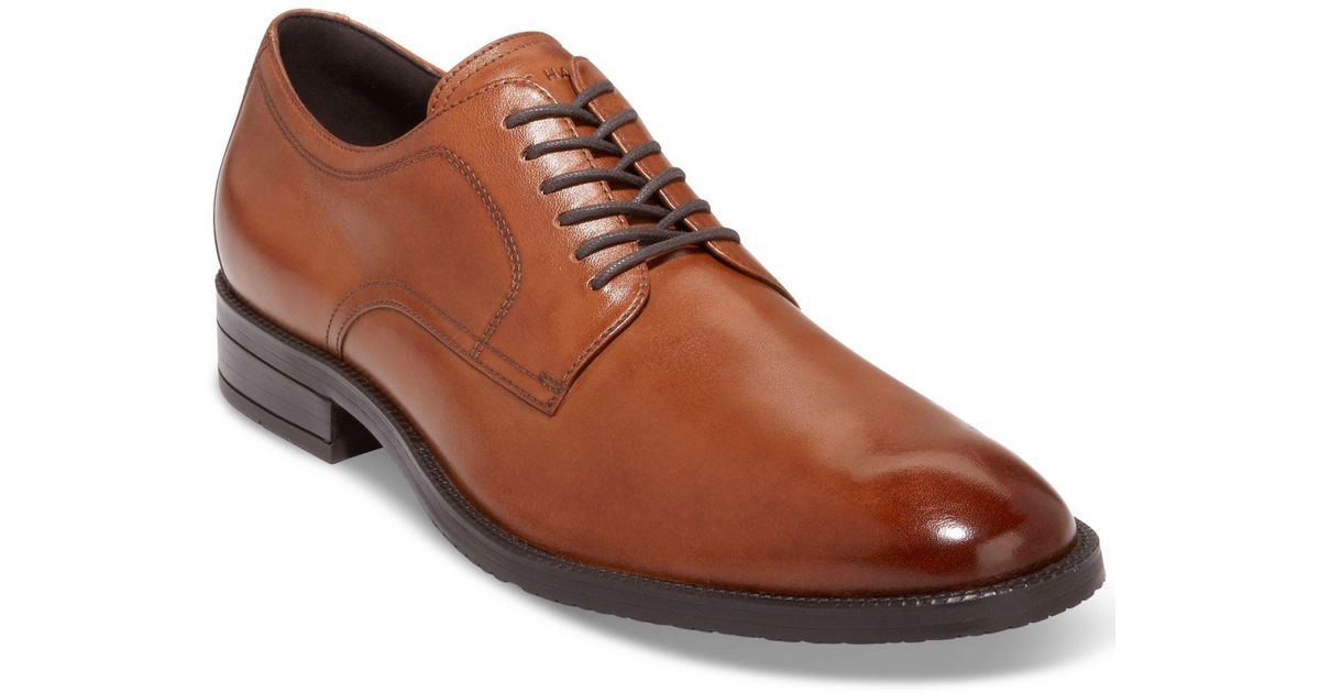 Cole Haan Modern Essentials Plain Toe Oxford Shoes In Brown For Men Lyst
