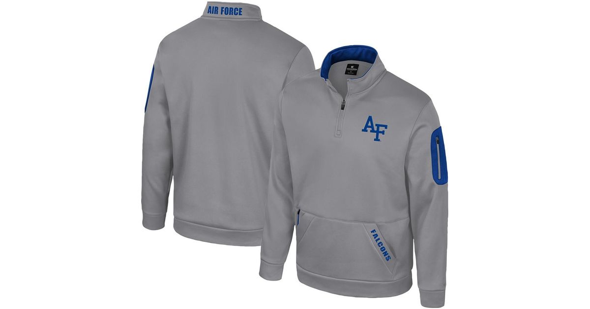 Colosseum Athletics Air Force Falcons Mainframe Quarter-zip Fleece ...
