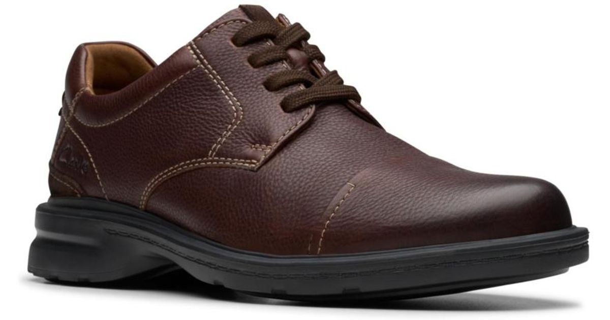 Clarks Collection Gessler Cap Toe Dress Shoes in Brown for Men | Lyst