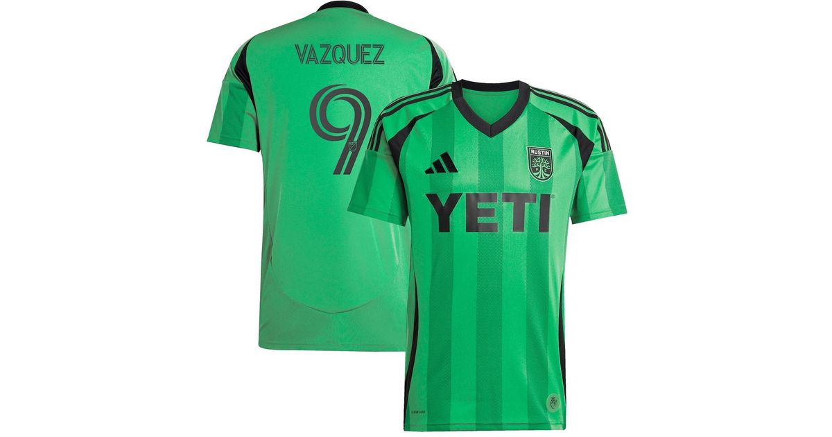 adidas Brandon Vazquez Austin Fc 2025 The Heartbeat Kit Replica Player ...