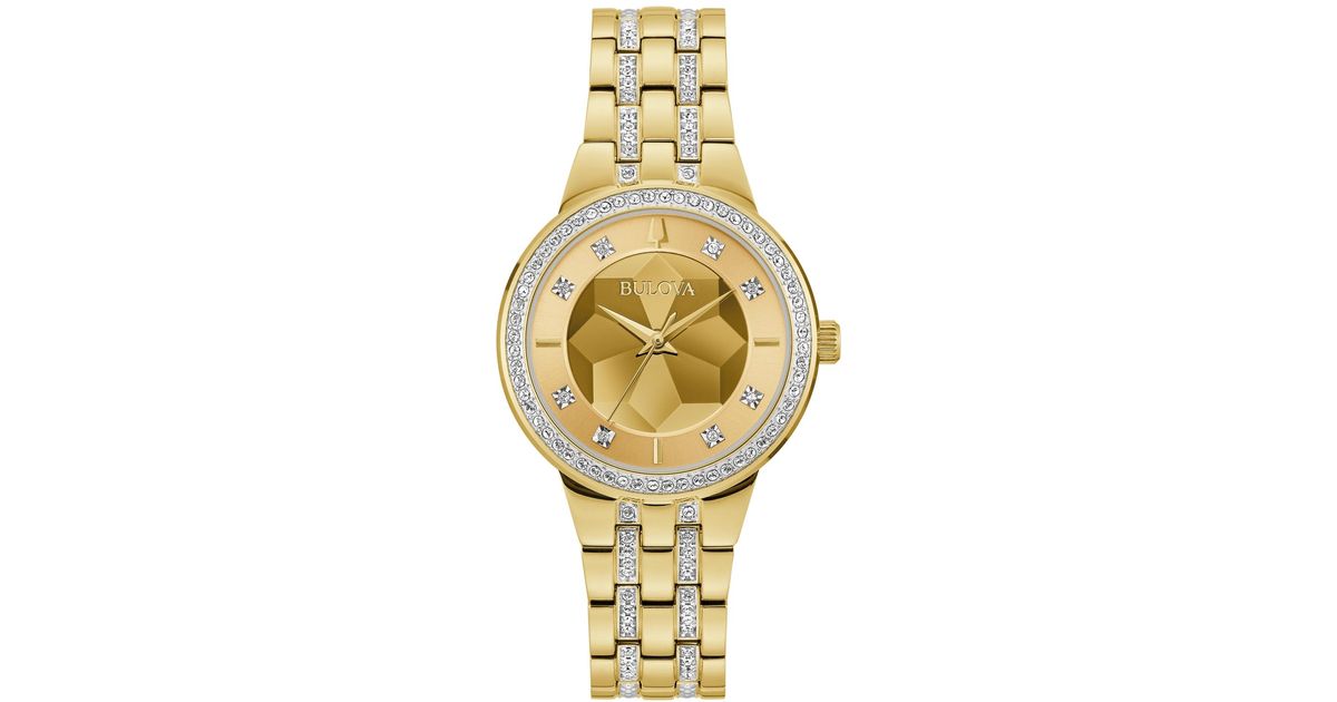 Bulova Phantom Stainless Steel Bracelet Watch 33mm in Metallic | Lyst
