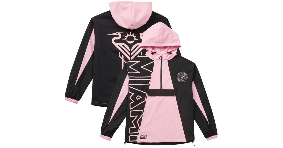 Live Breathe Futbol And Inter Miami Cf Tekker Half-zip Anorak Jacket in ...