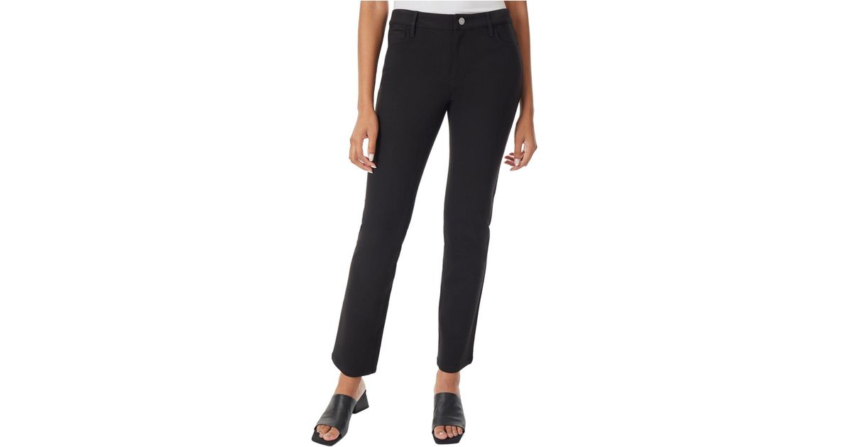Jones New York Lexington Straight Leg Compression Pants In Black Lyst