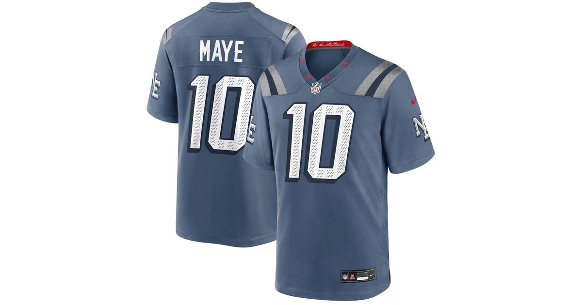 Nike Drake Maye Storm New England Patriots 2025 Rivalries Collection ...