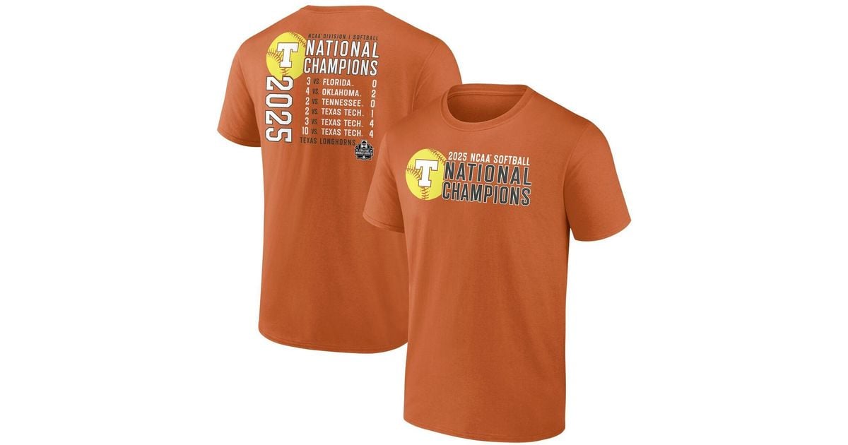 Fanatics Texas Longhorns 2025 Ncaa Softball College World Series ...