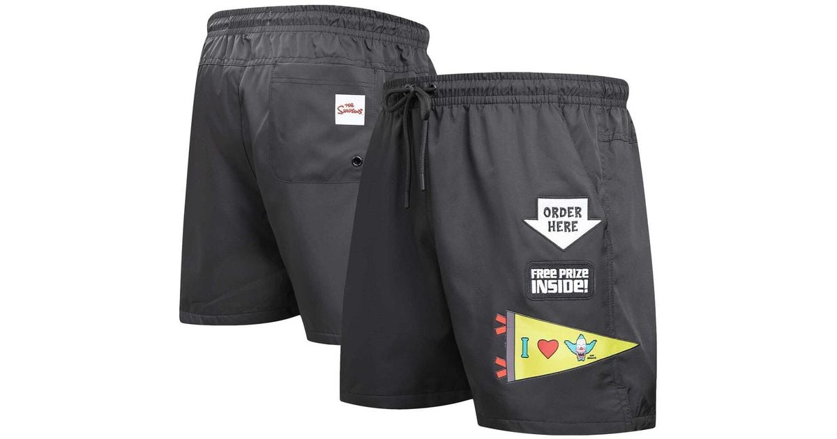 FREEZE MAX The Simpsons Krusty Free Prize Shorts in Black for Men | Lyst