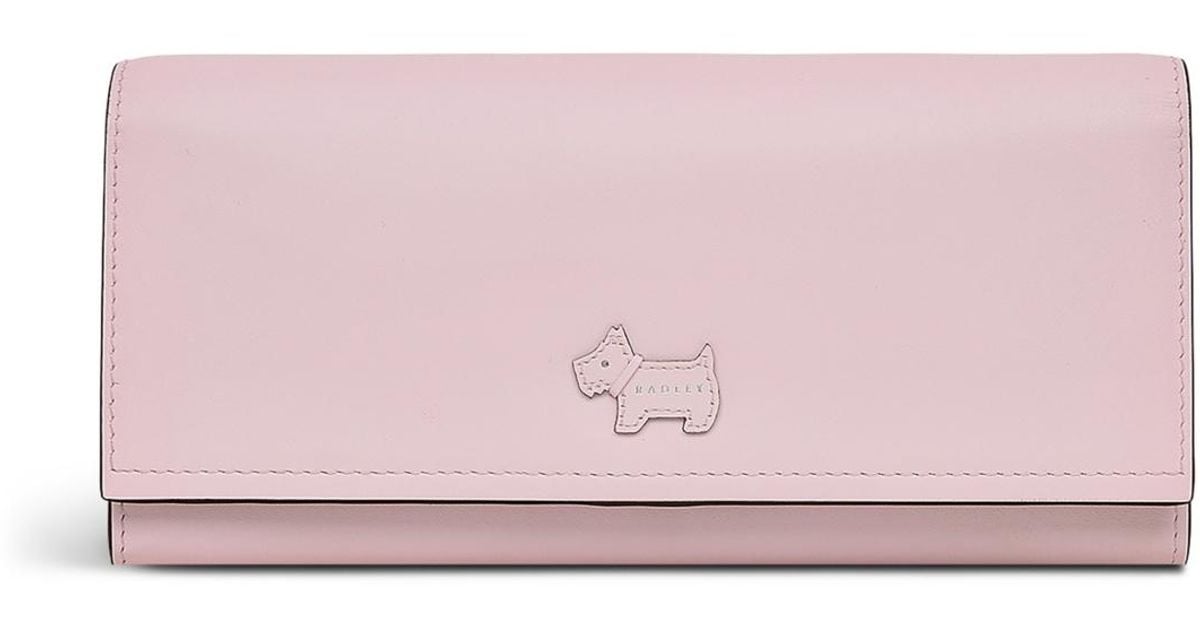 Radley Dna Protect Flap Over Wallet in Pink | Lyst