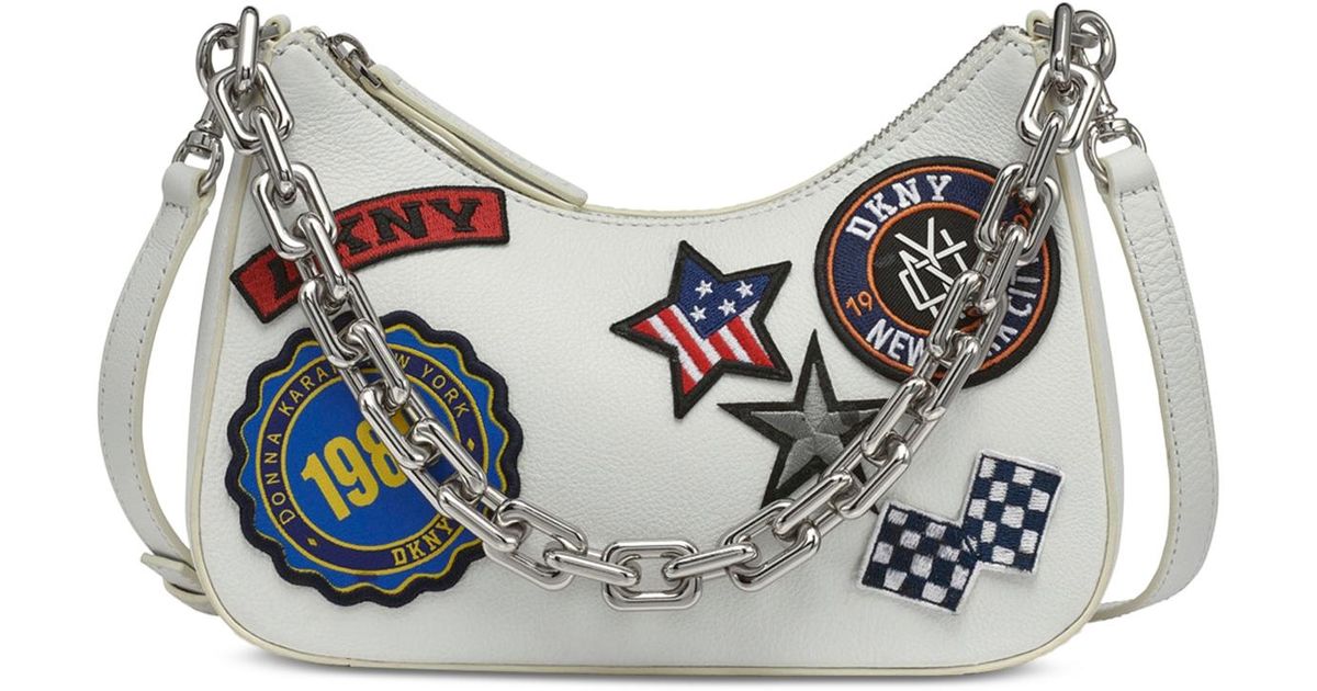 DKNY 1989 Capsule Demi Small Crossbody in Gray | Lyst