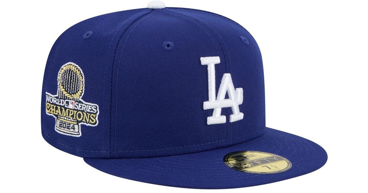 KTZ Los Angeles Dodgers 2024 World Series Champions 59fifty Fitted Hat ...