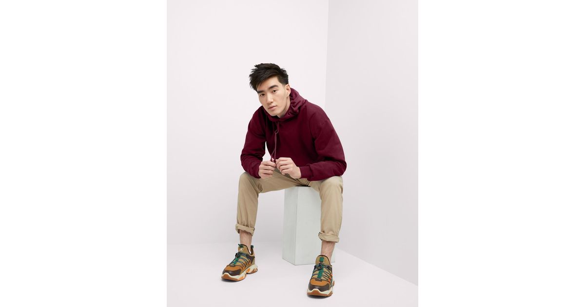 Hanes Ultimate Heavyweight Fleece Hoodie in Red for Men | Lyst