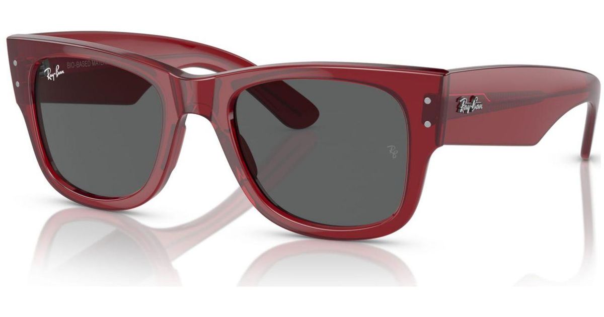 Ray-Ban Unisex Mega Wayfarer Bio-based Sunglasses, Rb0840s51-x 51 in ...
