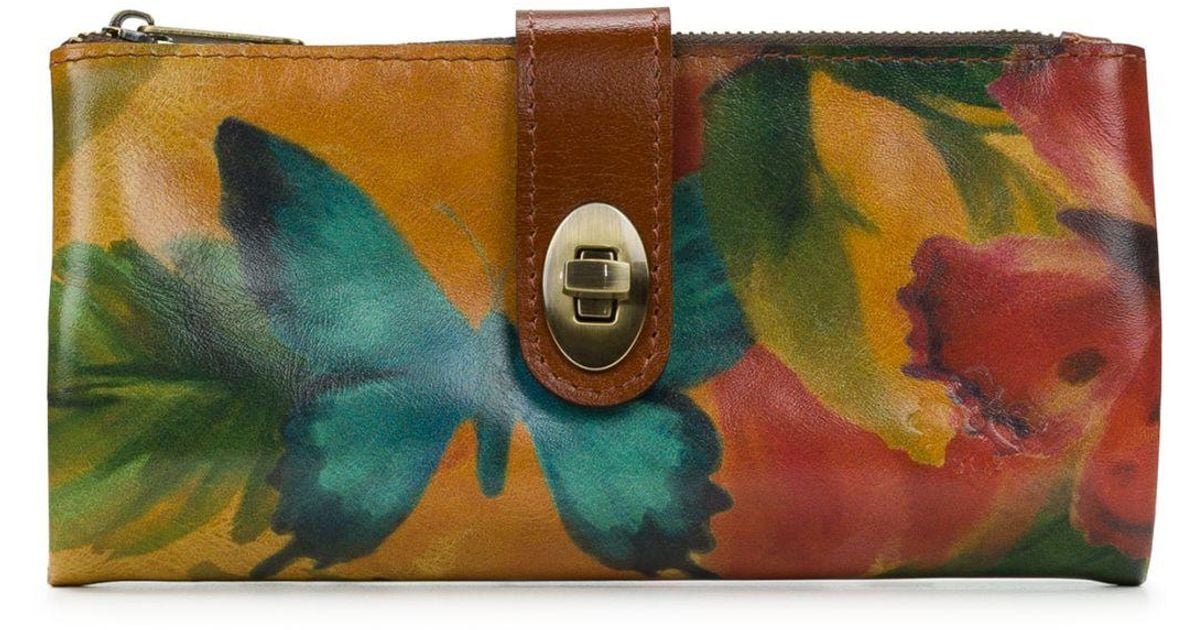 Patricia Nash Annesley Leather Wallet in Green | Lyst