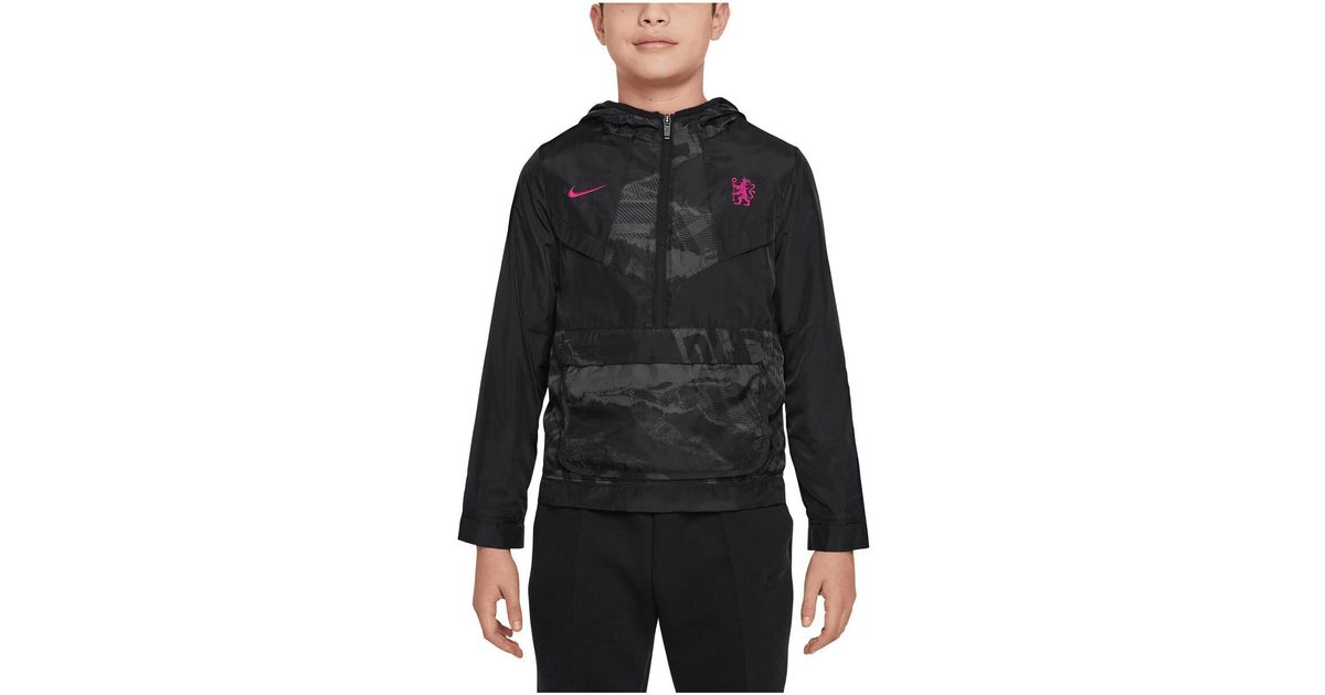 Nike Big Boys And Girls Chelsea Amplify Windrunner Anorak Half-zip ...