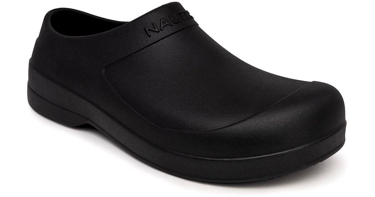 Nautica Rayner Non-slip Clog in Black for Men | Lyst