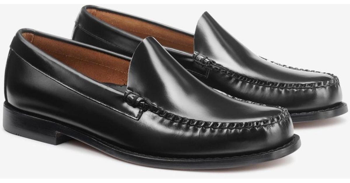 G.H. Bass & Co. Venetian Weejuns Loafer in Black for Men | Lyst