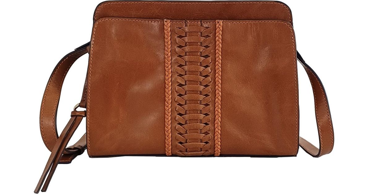 Lodis Ariana Organizer Small Crossbody Bag in Brown | Lyst