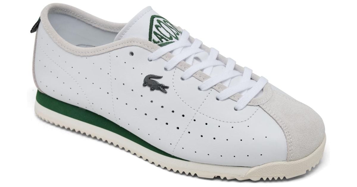 Lacoste Club Low Casual Sneakers From Finish Line in White | Lyst