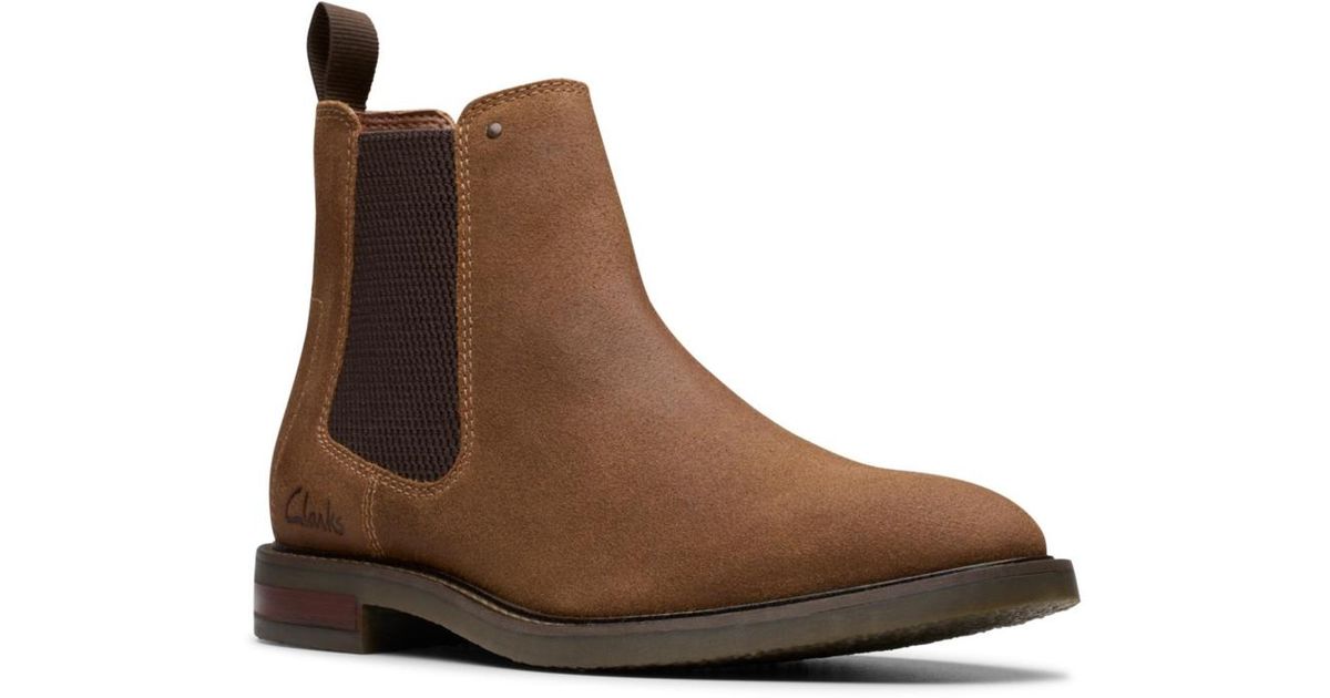 Clarks Collection Jaxen Easy Boots in Brown for Men | Lyst