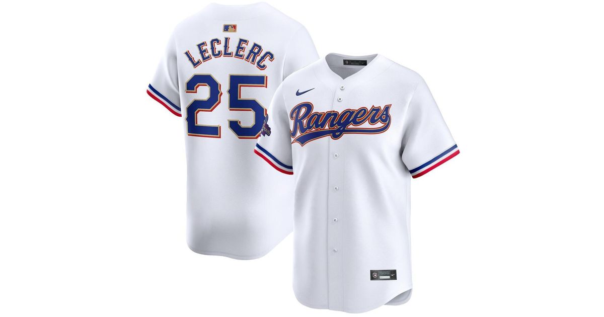 Nike Jose Leclerc Texas Rangers 2024 Gold Collection Limited Player ...