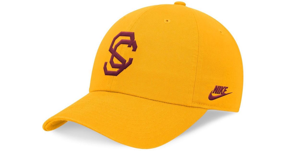 Nike Usc Trojans Legacy Club Performance Adjustable Hat in Yellow for ...