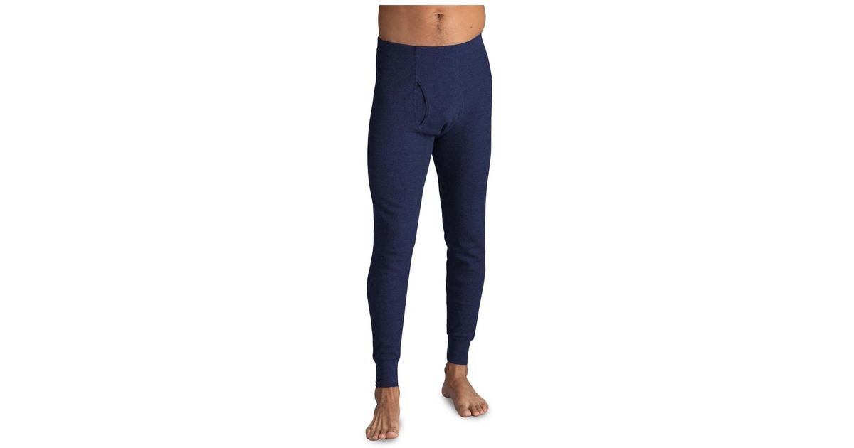Watson's Waffle Thermal Long John in Blue for Men | Lyst