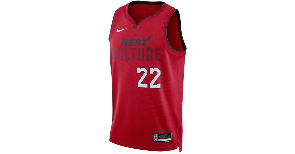Nike And Jimmy Butler Miami Heat 2024/25 City Edition Finished Swingman ...