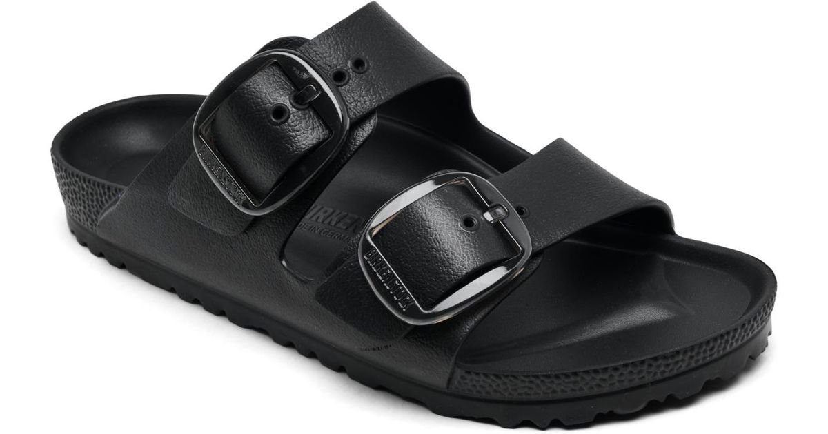 Birkenstock Arizona Big Buckle Eva Sandals From Finish Line in Black | Lyst