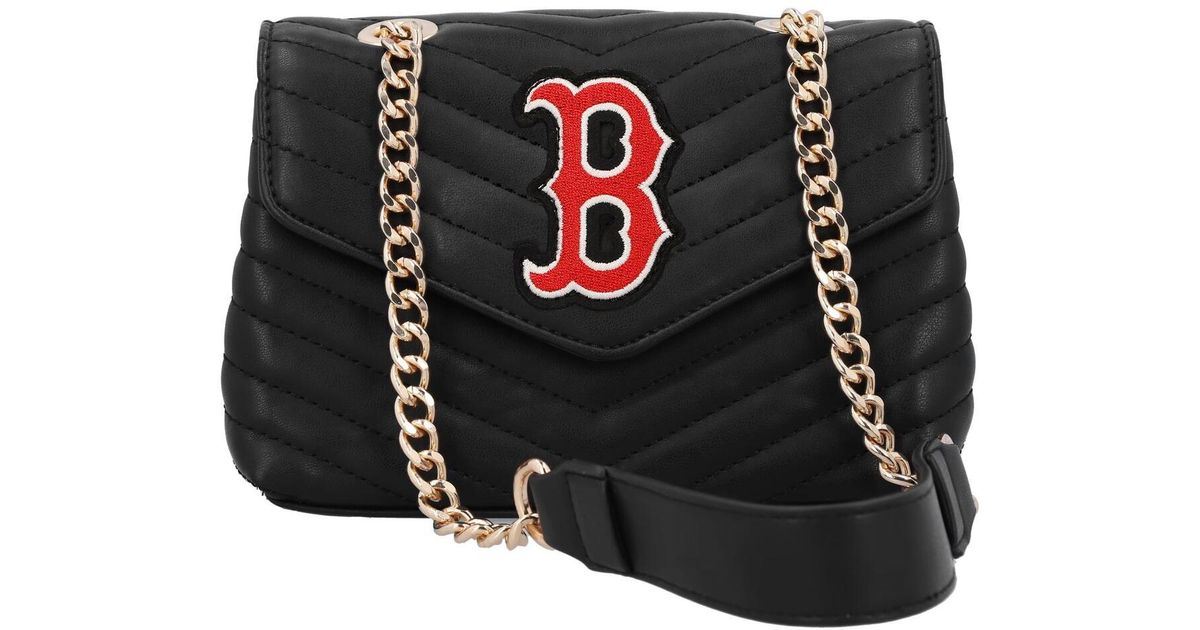 Cuce Boston Red Sox Quilted Crossbody Purse in Black | Lyst