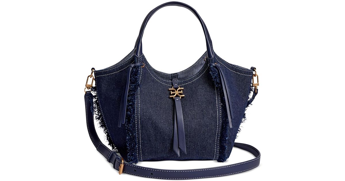 Sam Edelman Irina Medium Tote Bag in Blue | Lyst