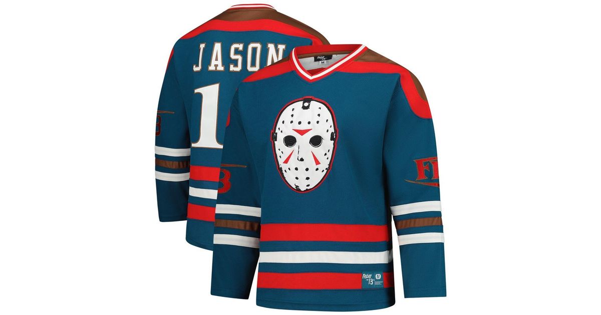 Lids Jason Voorhees Friday The 13th Horror Pack Movie Jersey in Blue ...