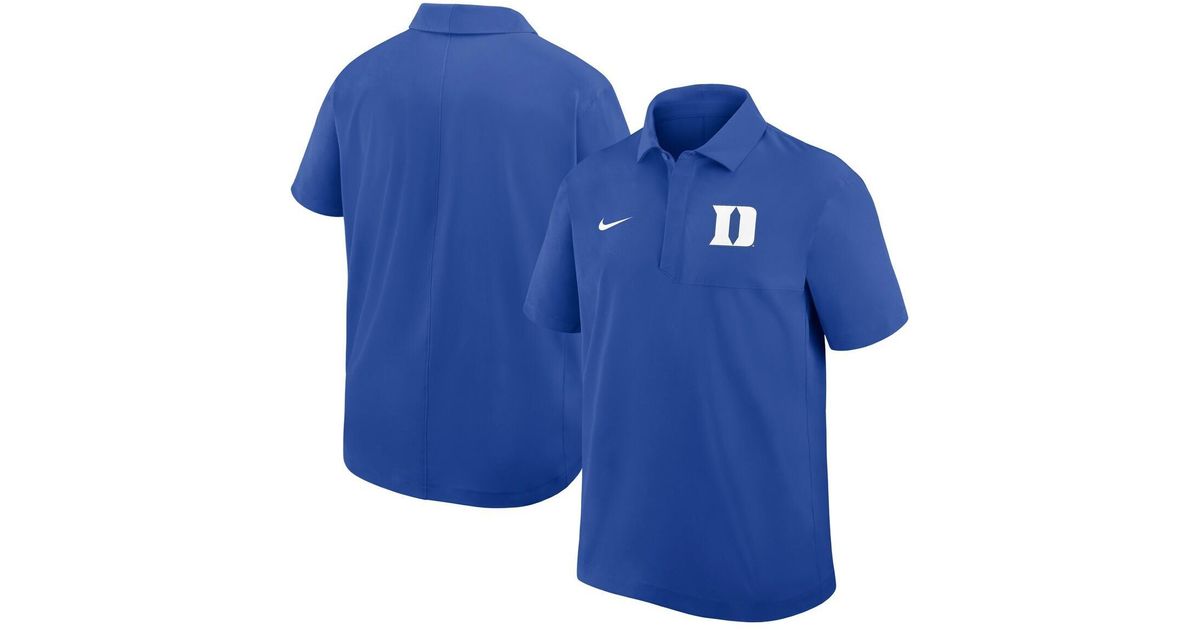 Nike Duke Blue Devils 2025 Coaches Sideline Polo Shirt for Men | Lyst
