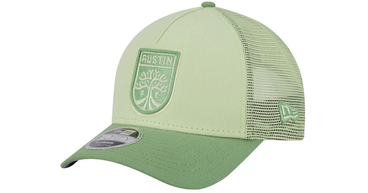 KTZ Austin Fc Color Pack 9forty A-frame Adjustable Trucker Hat in Green ...