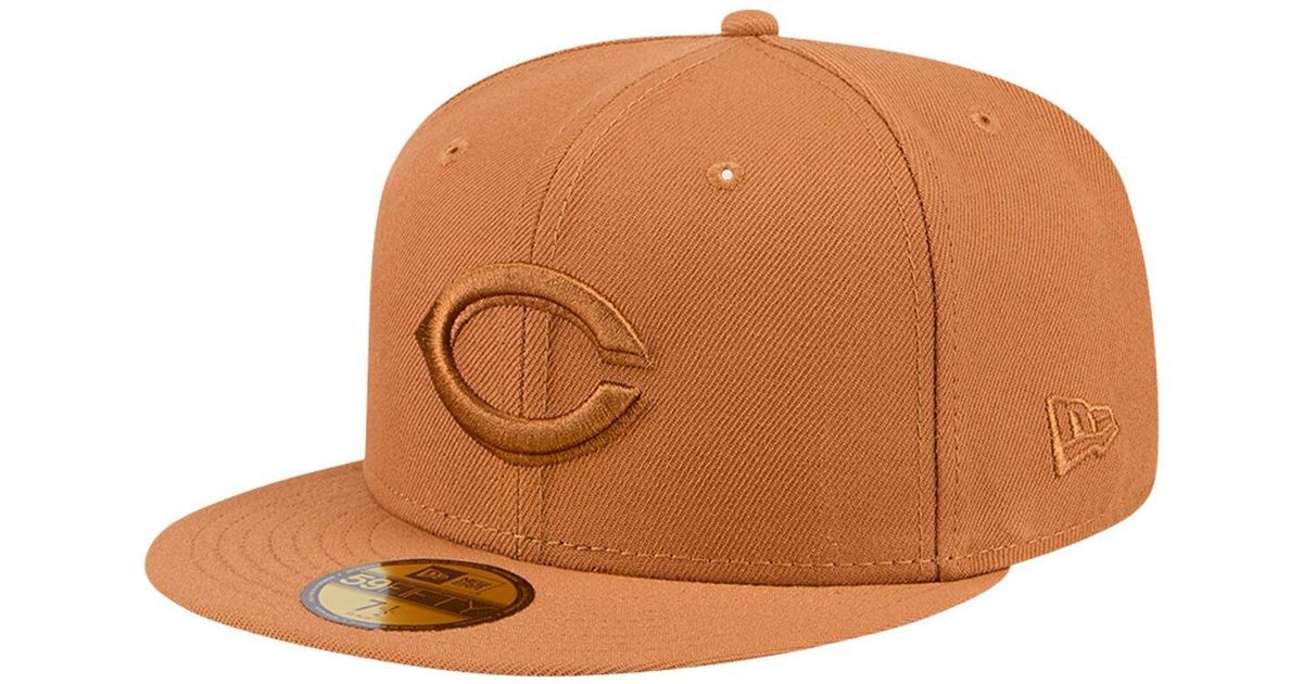 KTZ Cincinnati Reds Color Pack 59fifty Fitted Hat in Brown for Men | Lyst