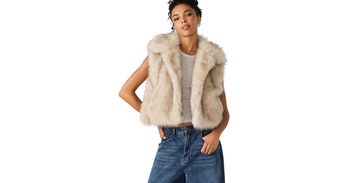 Steve Madden Faux Fur Vest